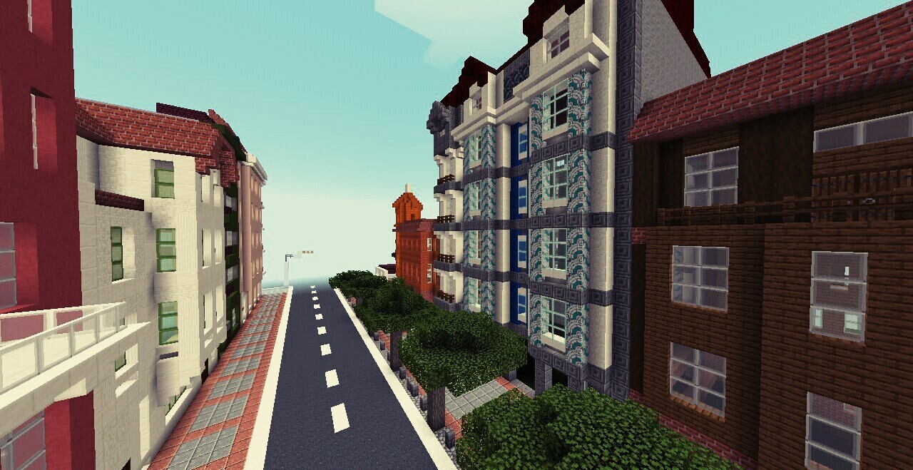 City Life Street - Minecraft Minecraft Map