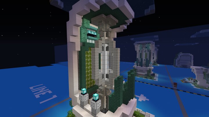Solarpunk Contemporary Builds Minecraft Map