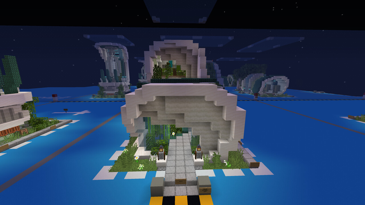 Solarpunk Contemporary Builds Minecraft Map