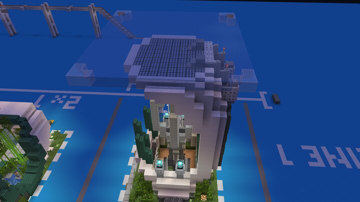 Solarpunk Contemporary Builds Minecraft Map