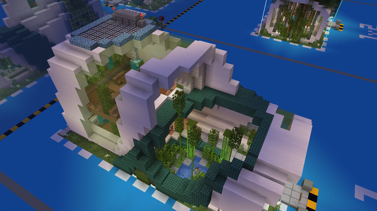 Solarpunk Contemporary Builds Minecraft Map