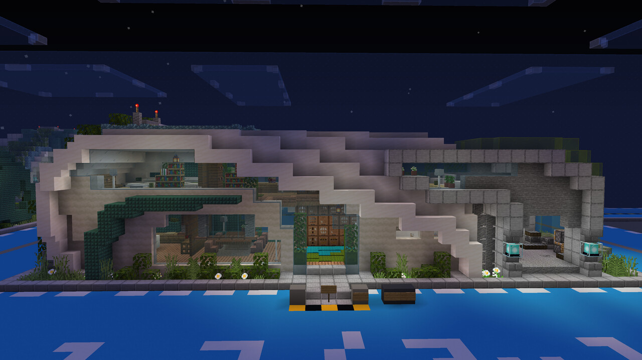 Solarpunk Contemporary Builds Minecraft Map