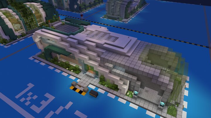 Solarpunk Contemporary Builds Minecraft Map