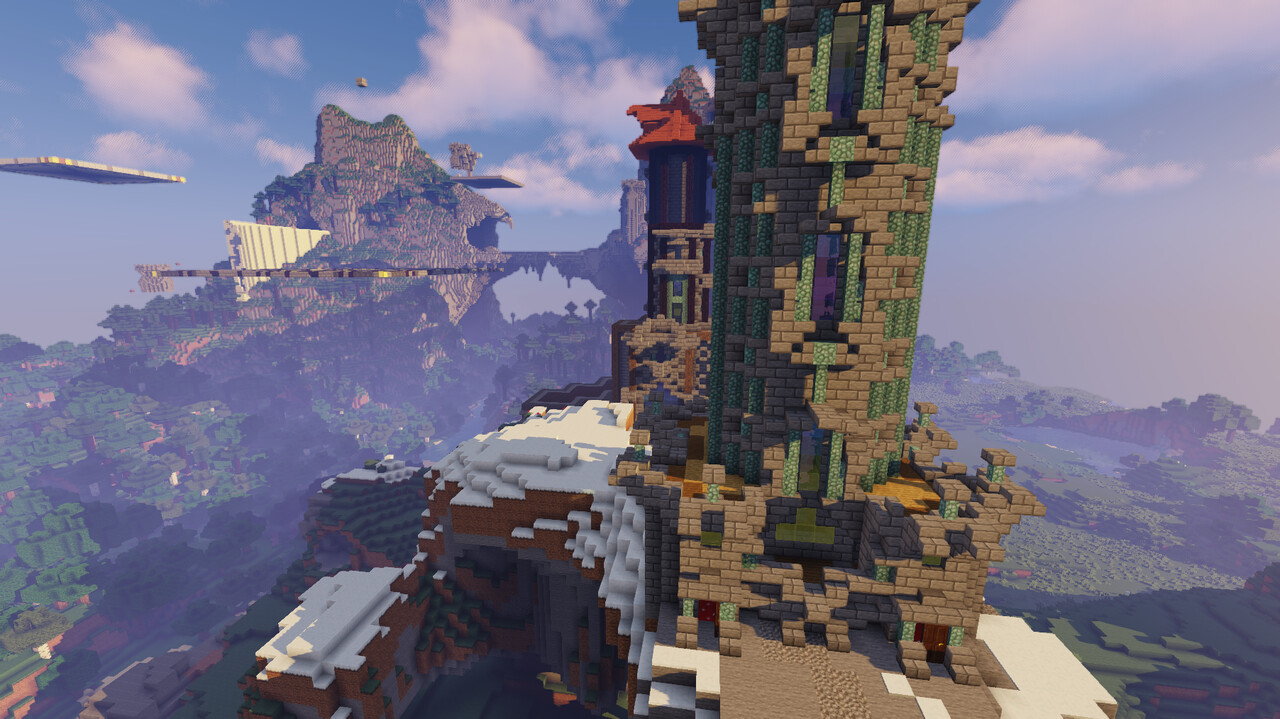 Unfinished mega kingdom Minecraft Map