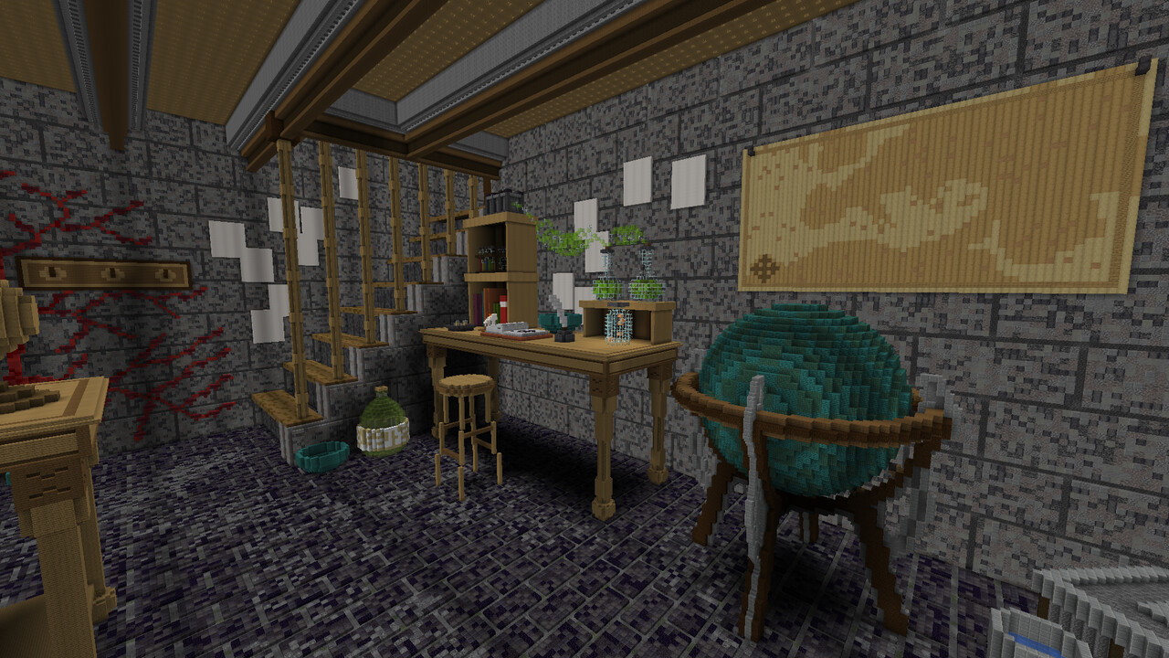 The Artificer's Study Minecraft Map