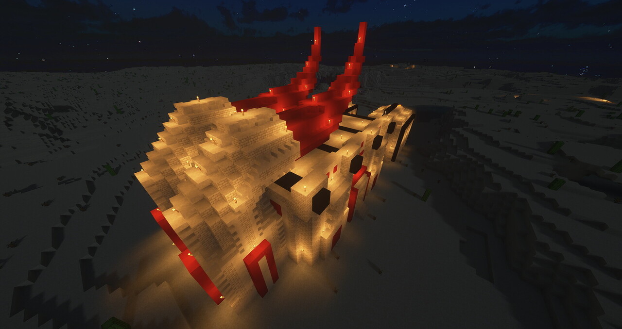 The Burning Desert - Horned warehouse Minecraft Map