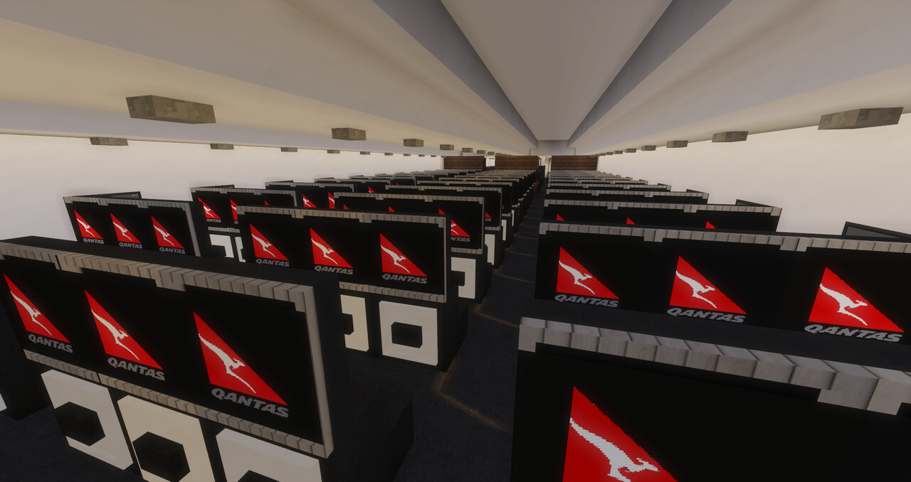 Qantas Fleet (Updated + Download) Minecraft Map