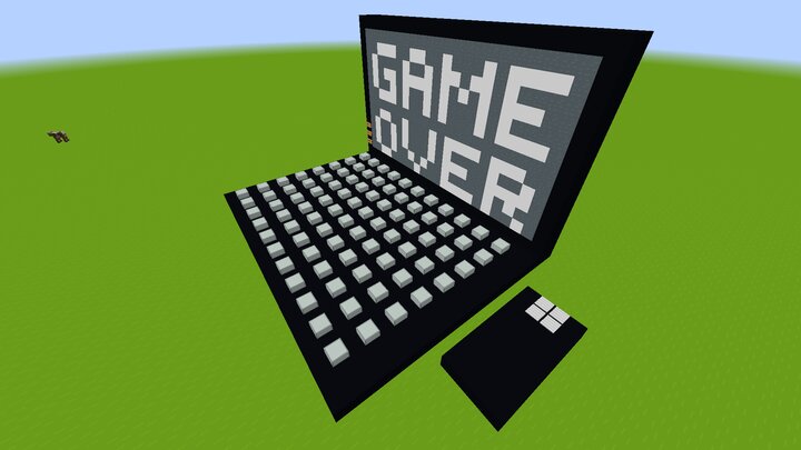 Geforce's Gaming Computer (Game Over) Minecraft Map