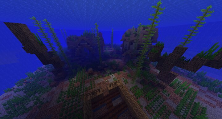 Upgraded Vanilla Ocean Ruins Minecraft Map