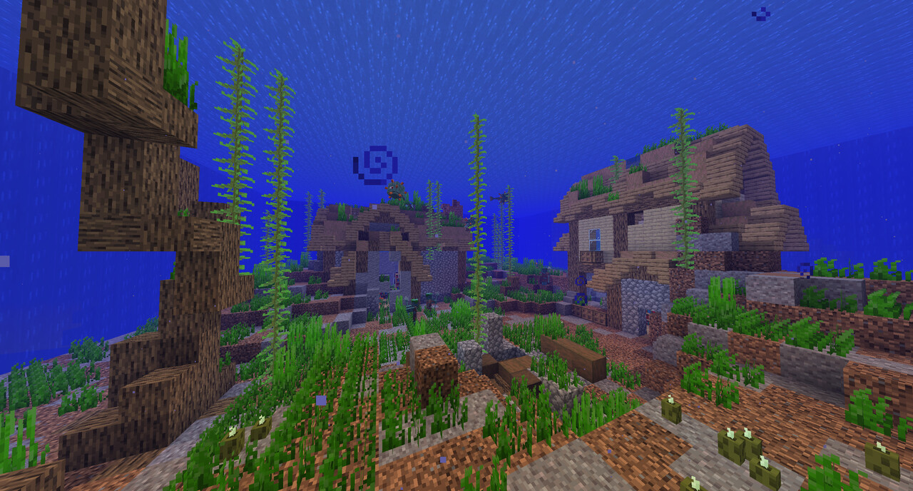 Upgraded Vanilla Ocean Ruins Minecraft Map