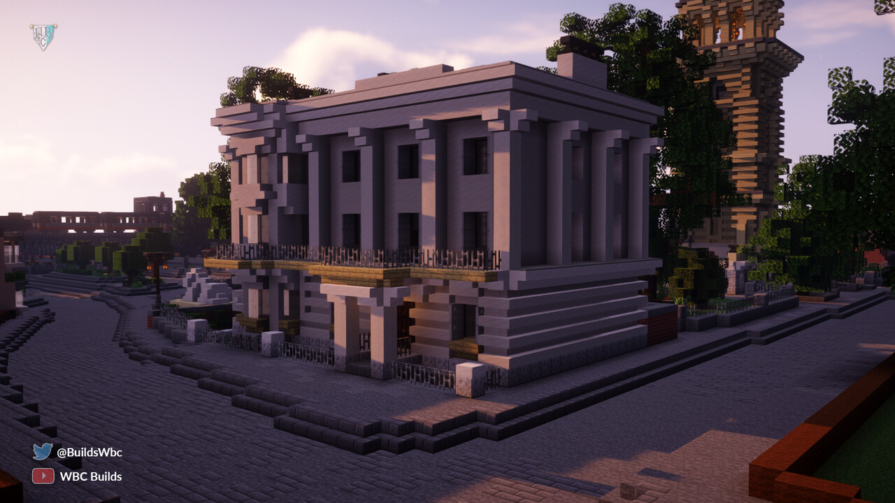 Georgian Recency Style Townhouse Minecraft Map