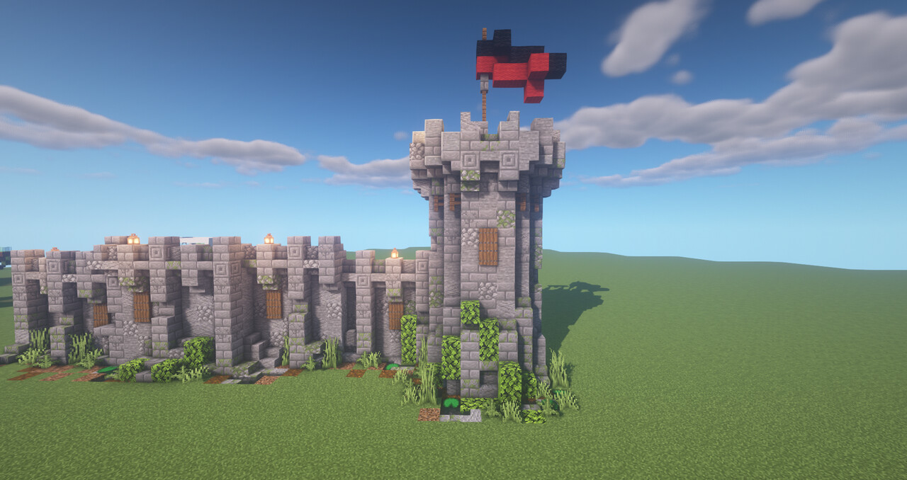 How To Build A Tower Tutorial Minecraft Map