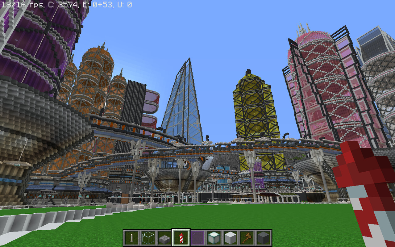 Future City (Big Progress), Download Coming Soon Minecraft Map