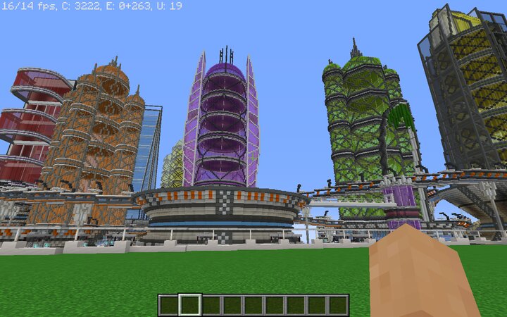Future City (Big Progress), Download Coming Soon Minecraft Map