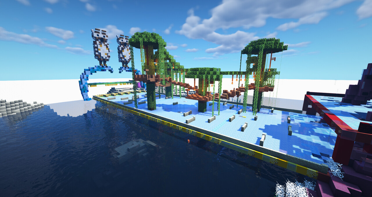 Big Boat Racing 🚣‍♀🚣‍♂| First Cope Minelife | Minecraft Minecraft Map