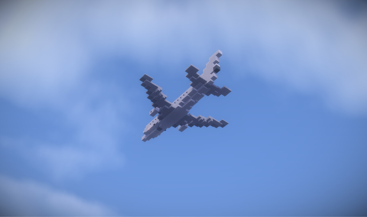 DC-10 Series 10 1:2 scale Minecraft Map