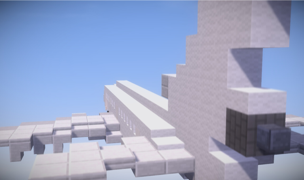 DC-10 Series 10 1:2 scale Minecraft Map
