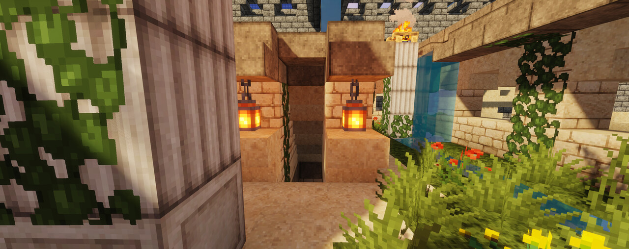 Roman Bath House Minecraft Map