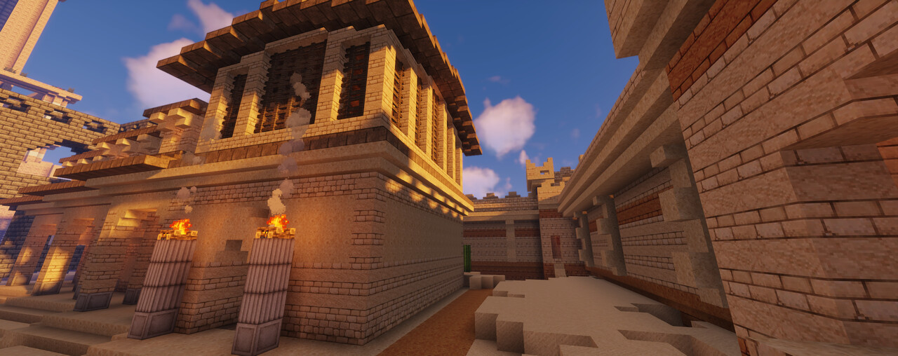 Roman Bath House Minecraft Map