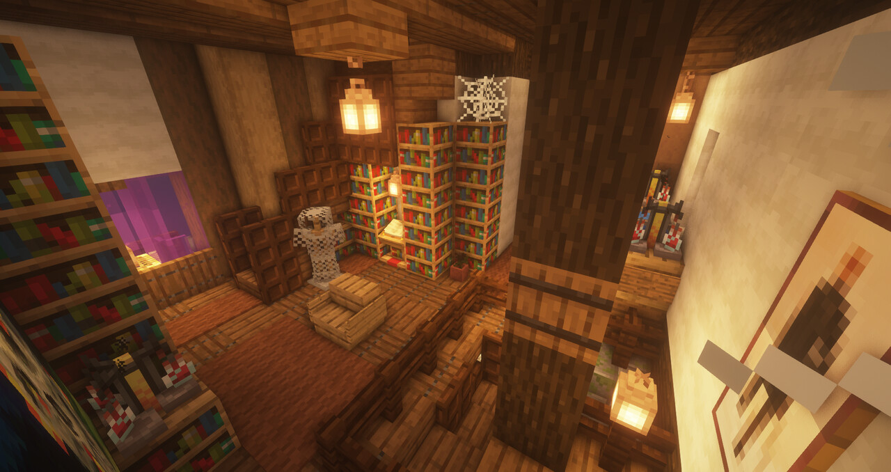 Witchy House - One chunk challenge Minecraft Map