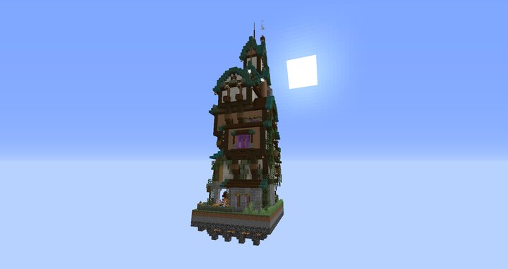 Witchy House - One chunk challenge Minecraft Map