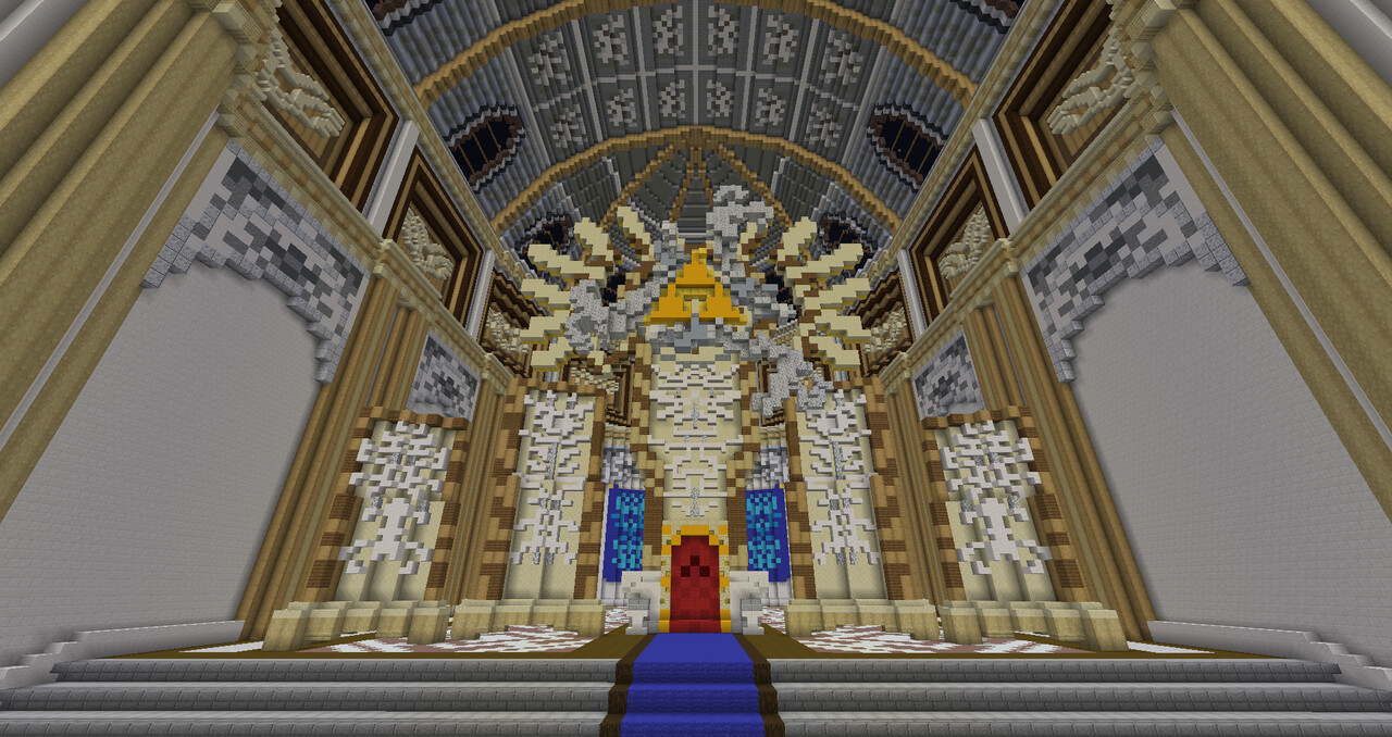 The Legend of Zelda Twilight Princess Throne Room Minecraft Map