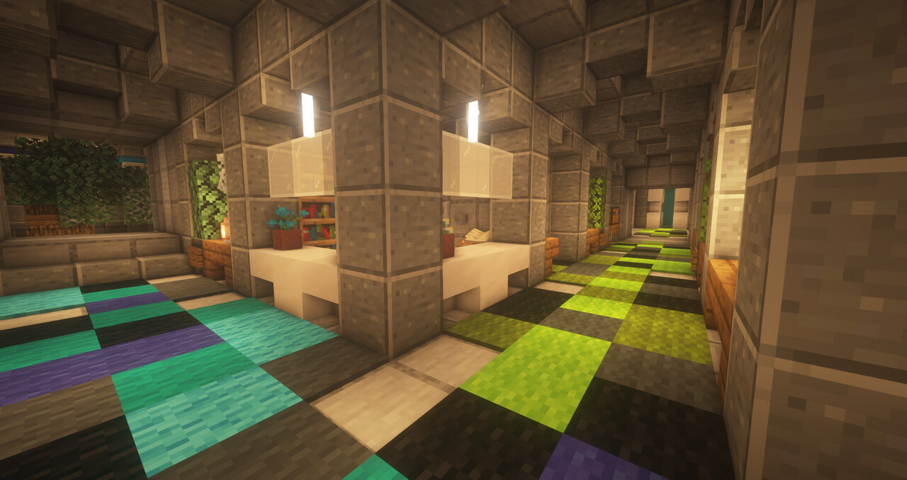 Modern Bunker (Full Bunkertour) Minecraft Map