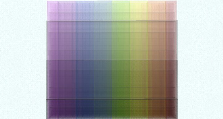 Stained glass colors. Minecraft Map