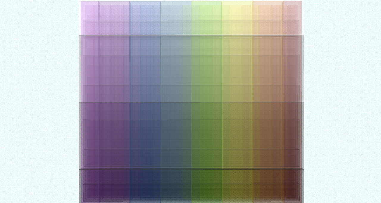 Stained glass colors. Minecraft Map