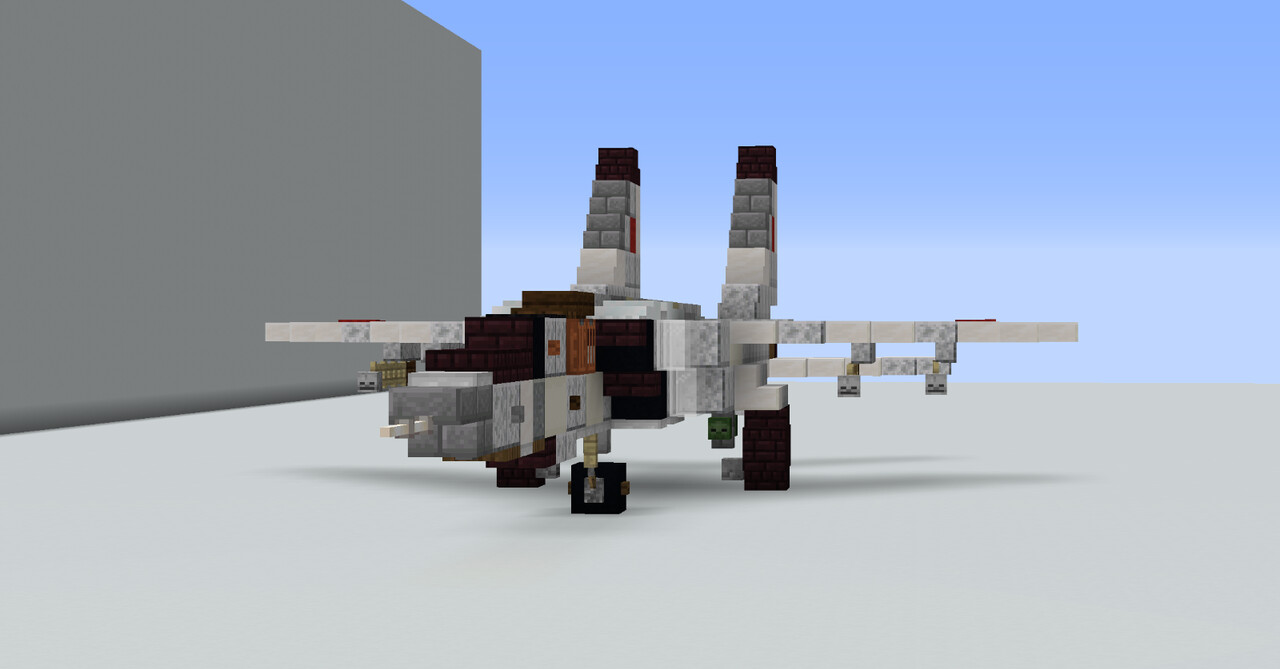 Mikoyan-Gurevich MiG-25 (NATO: Foxbat) (1.5:1 scale) Minecraft Map