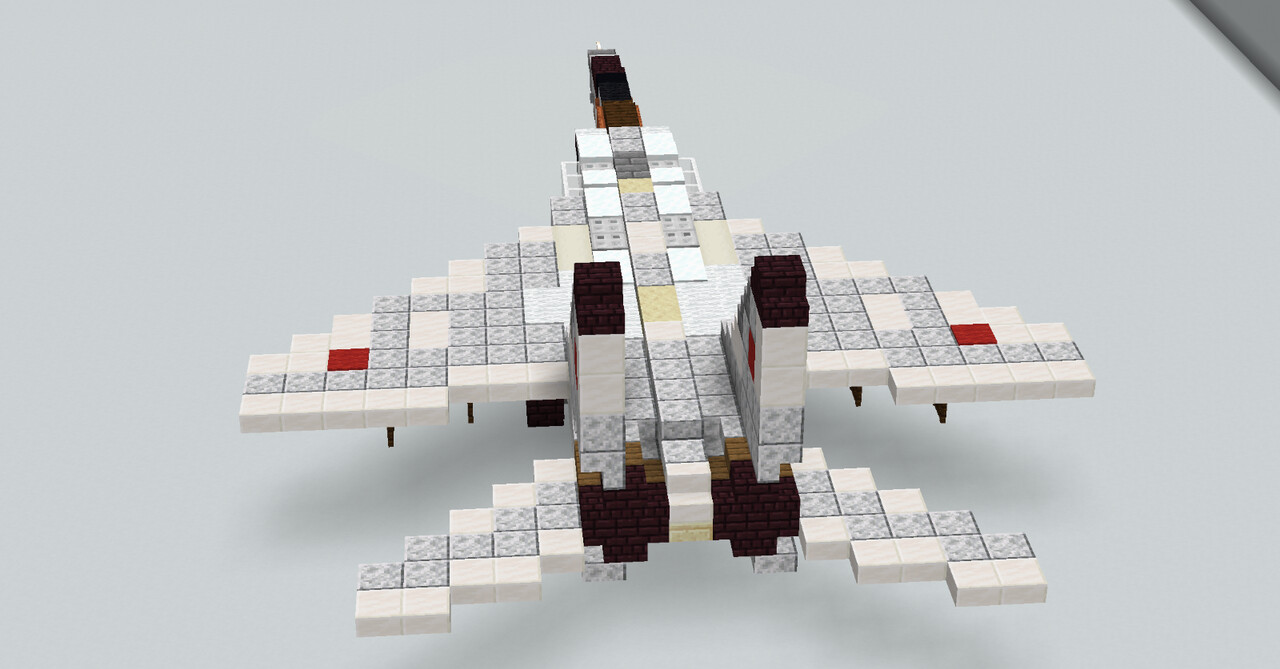 Mikoyan-Gurevich MiG-25 (NATO: Foxbat) (1.5:1 scale) Minecraft Map