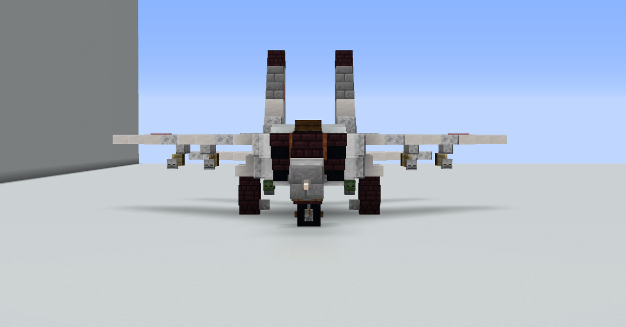 Mikoyan-Gurevich MiG-25 (NATO: Foxbat) (1.5:1 scale) Minecraft Map