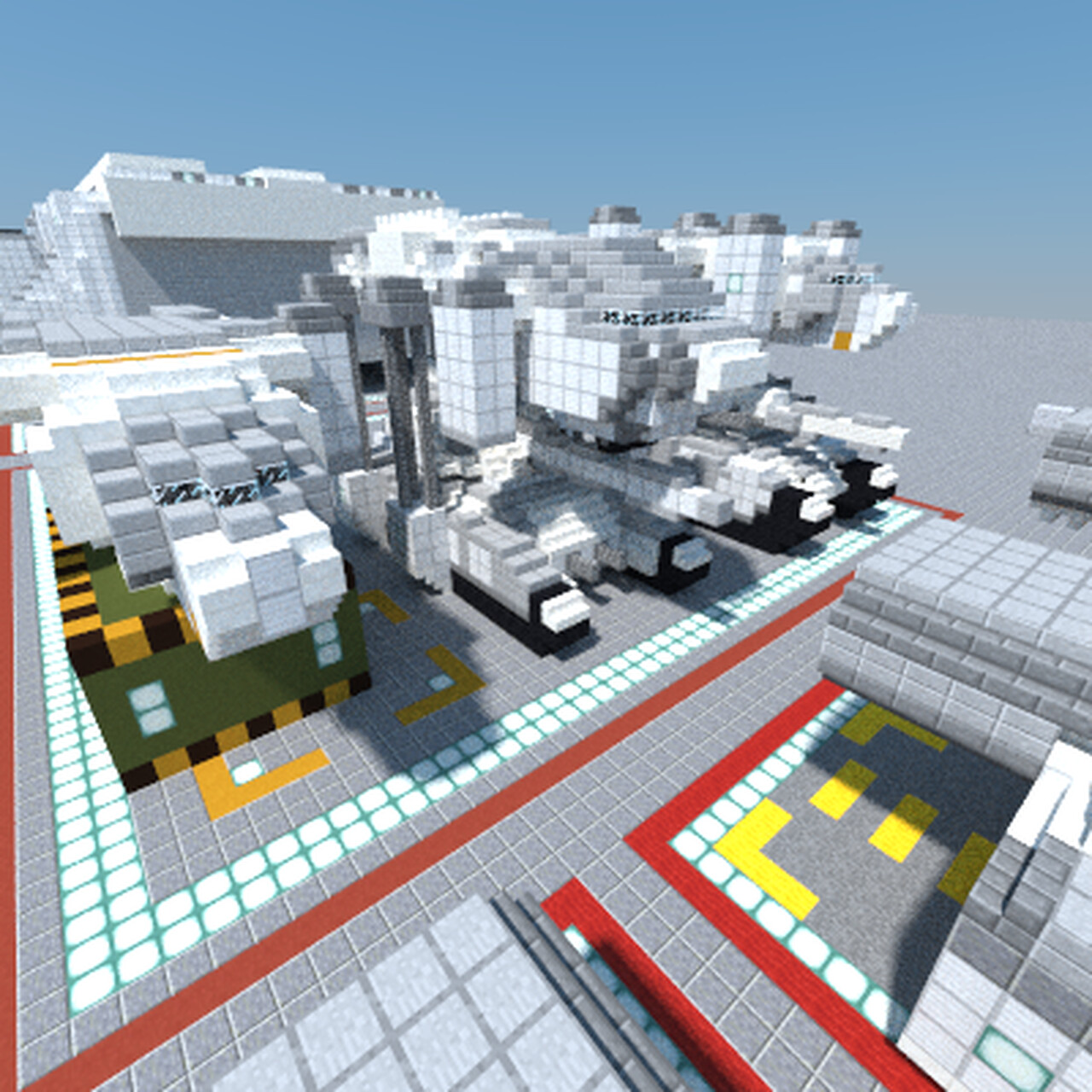 Imperial Dropship and aircrafts Minecraft Map