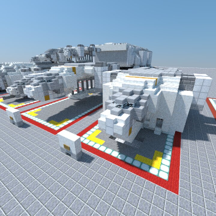 Imperial Dropship and aircrafts Minecraft Map