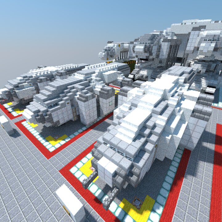 Imperial Dropship and aircrafts Minecraft Map