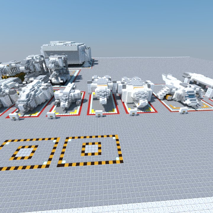 Imperial Dropship and aircrafts Minecraft Map