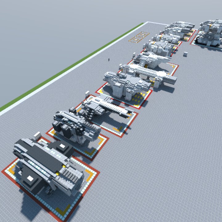 Imperial Dropship and aircrafts Minecraft Map