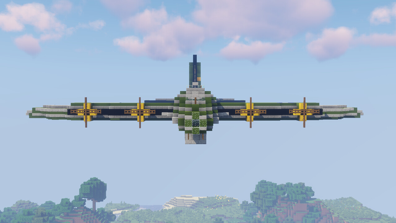 WW2 | Bomber B-17 Minecraft Map