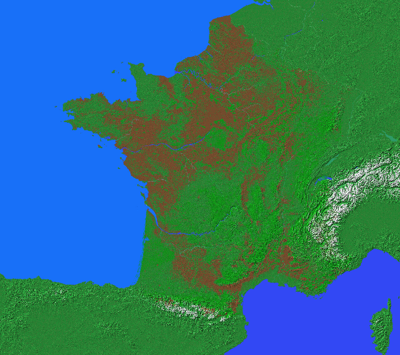 FRANCE MAP [22k by 22k] HD - Realistic - Free download - 1.16.2 ...