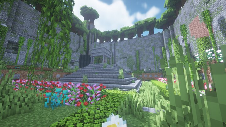 Temple of the Lost Titan Minecraft Map