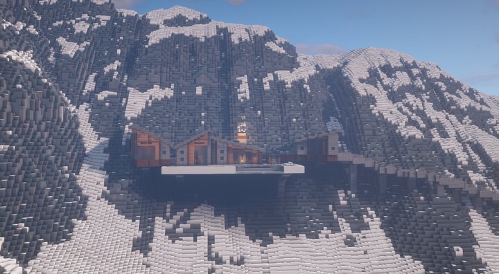 Snowy Mountain House - Built over the course of 2 Live streams ...