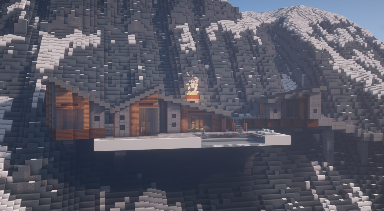 Snowy Mountain House - Built over the course of 2 Live streams ...