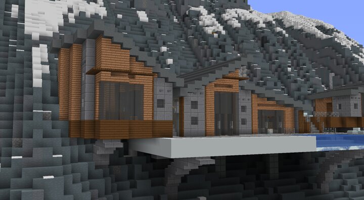 Snowy Mountain House - Built over the course of 2 Live streams ...