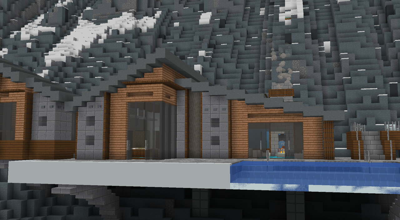 Snowy Mountain House - Built over the course of 2 Live streams ...