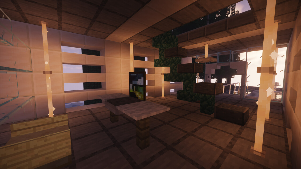 Art gallery for the warm season Minecraft Map