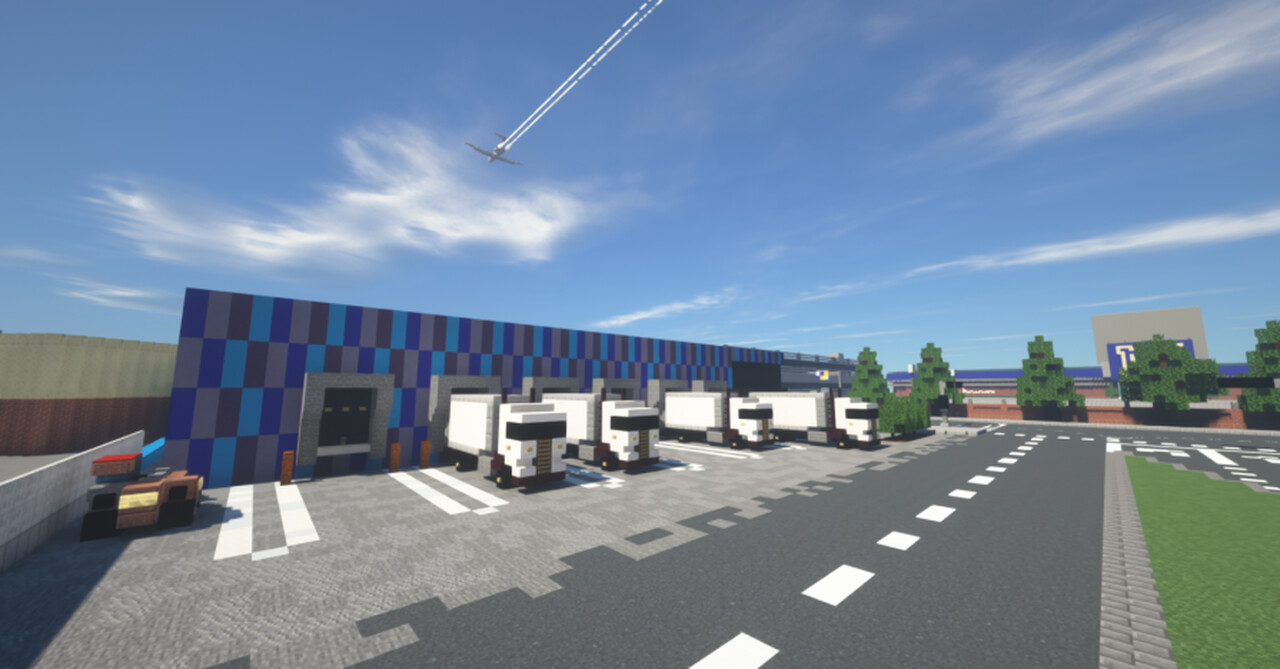 Dealership and Warehouse (Alhutopian Project) Minecraft Map