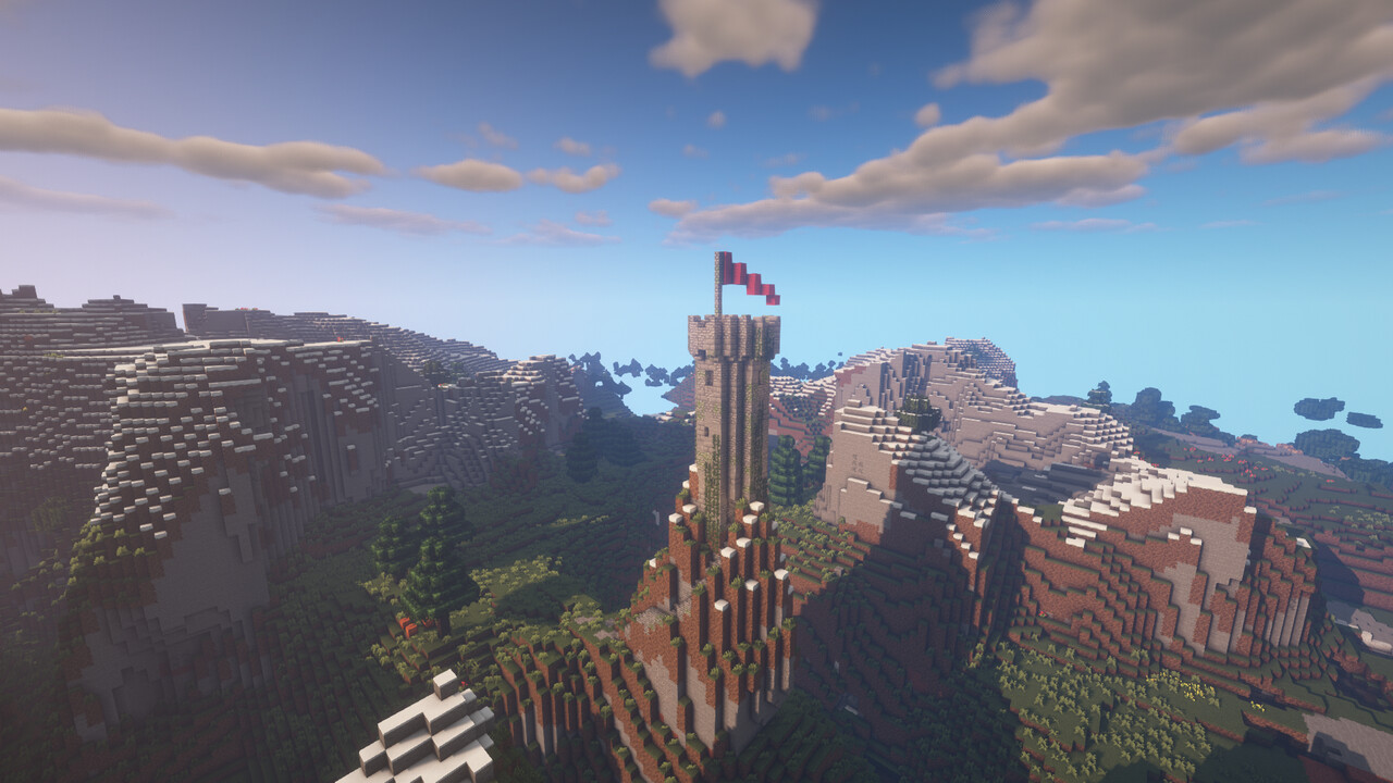 Old tower on the edge Minecraft Map