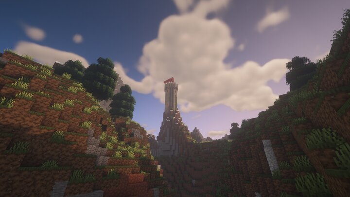 Old tower on the edge Minecraft Map