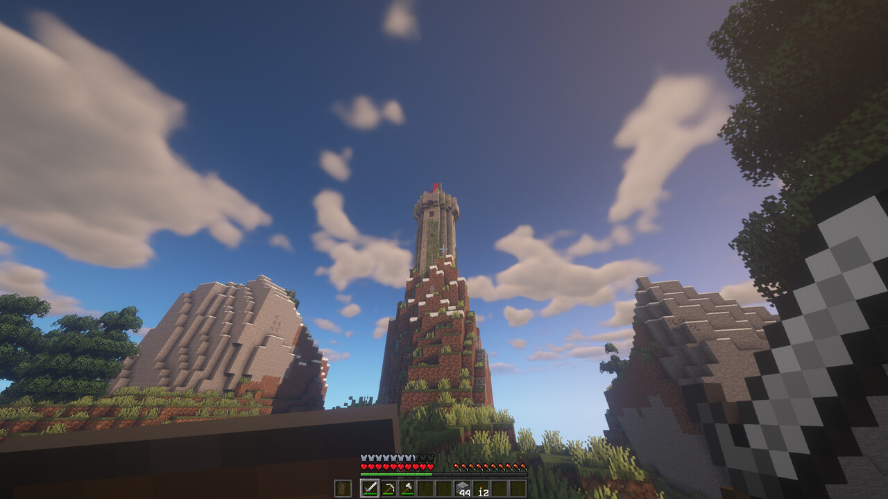 Old tower on the edge Minecraft Map