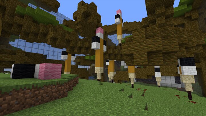 "Can I borrow a Pencil" Minecraft Map